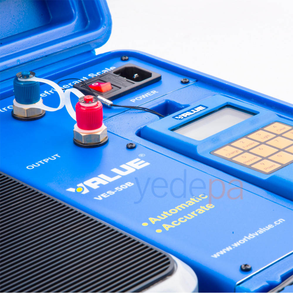 Value VES-50B Dijital Gaz Terazisi (Solenoid Valfli) - Hassas Gaz Ölçüm ...